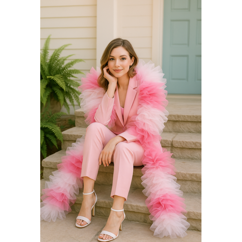 Custom Handmade Tulle Boa | Southern Style Glam in Every Color